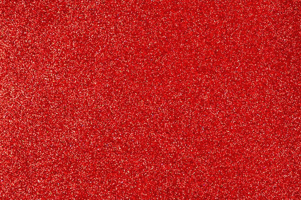 Moosgummi Glitzer - Meterware Rot
