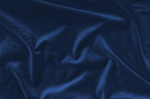 Möbelbezugsstoff - Samt Blau